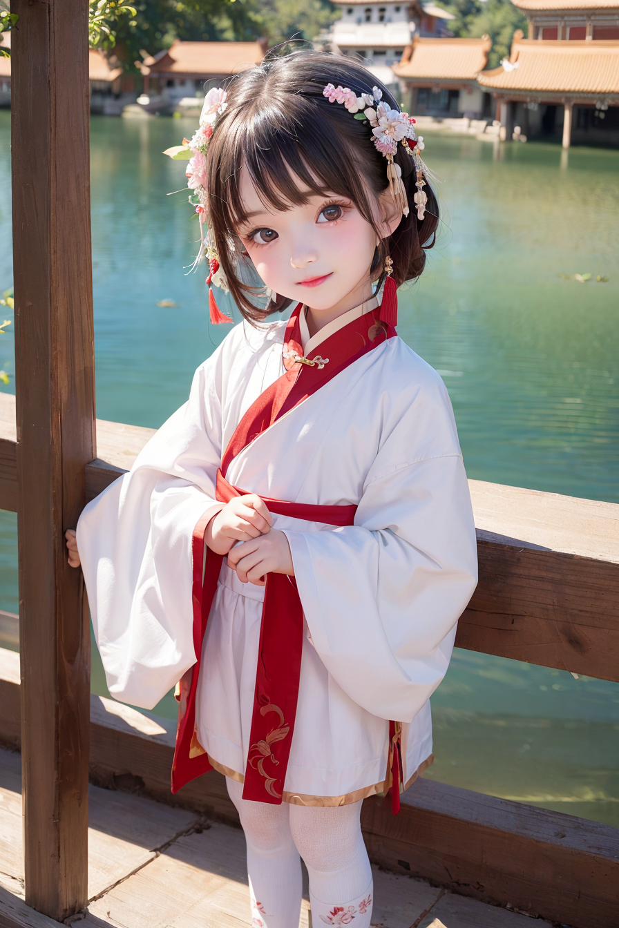 [Pluto Hardess] 漢服ロリ - 白＆赤＆黑 | 画板 - Voiux 图库